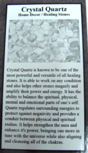 Stone Card-Crystal Quartz - Driftstone Pueblo - Wholesale