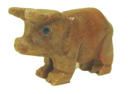 Stone Animals From Peru-Pig - Driftstone Pueblo - Wholesale