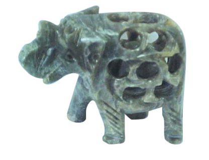 2" Elephant Soapstone Undercut Animals - Driftstone Pueblo - Wholesale