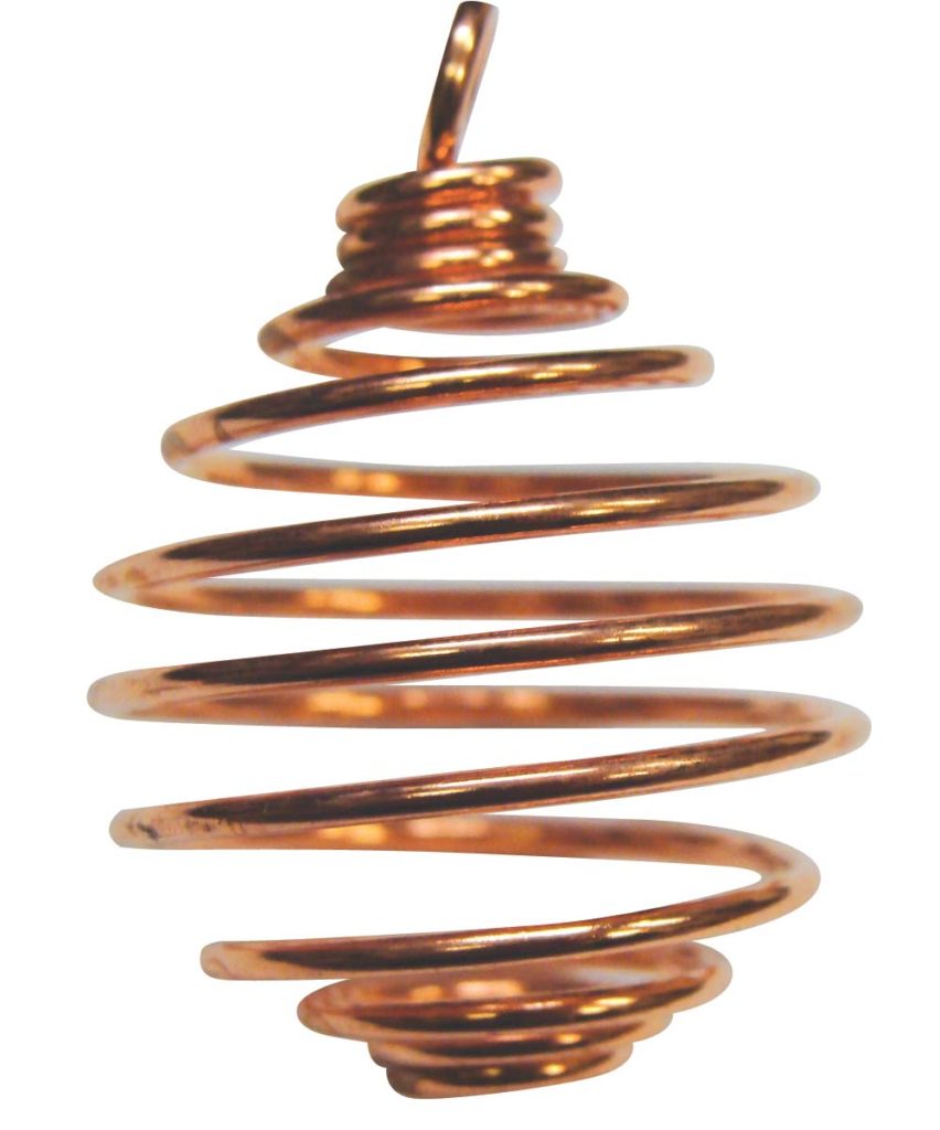 Empty Spring Cage Pendant Copper - Driftstone Pueblo - Wholesale