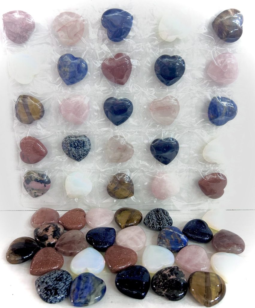 Stone Heart Pack 1-13X30mm - Driftstone Pueblo - Wholesale