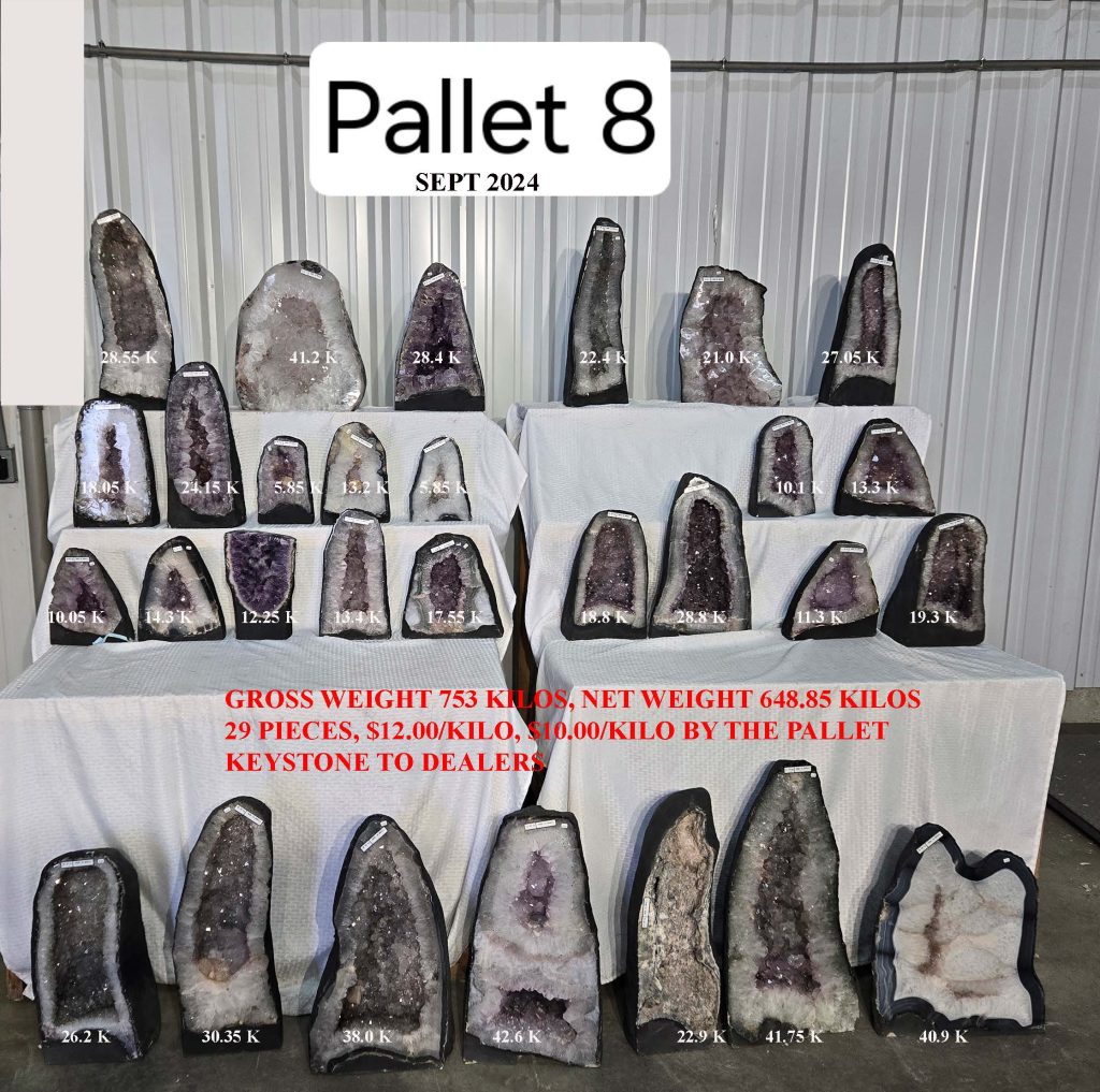 Amethyst Pallet #8 Sept 2024 - Driftstone Pueblo - Wholesale